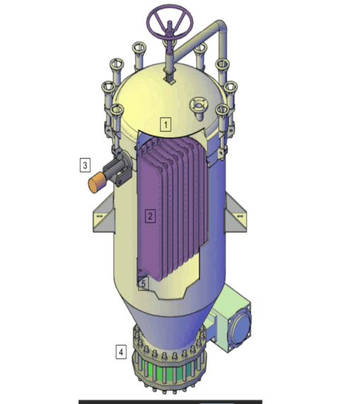 LEAKPROOF Vertical Pressure Leaf Filter - Filtration & Separation Systems Company Singapore ...